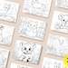 Furry Animals Coloring Pages Printable, Cute Baby Animal Coloring Book ...