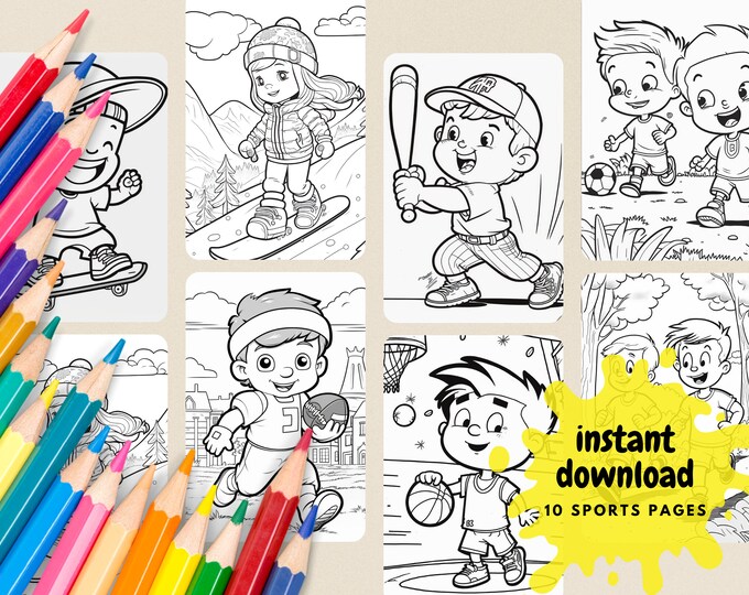 Kid Sports Coloring Pages Printable, Basketball Coloring Pages ...