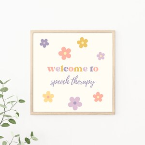 Speech Therapy Wall Art, Digital Download, Classroom Printable Poster ...