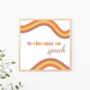 Speech Therapy Wall Art, Digital Download, Classroom Printable Poster ...