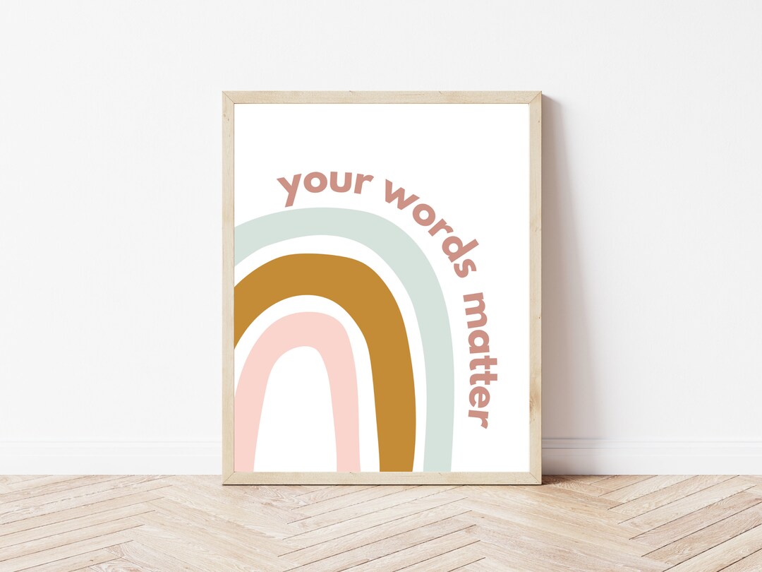 Speech Therapy Wall Art, Digital Download, Classroom Printable Poster ...