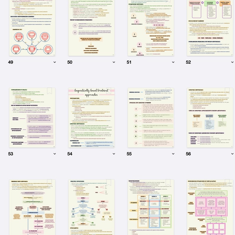 Speech Language Pathology Notes: Speech Sound Disorders digital ...
