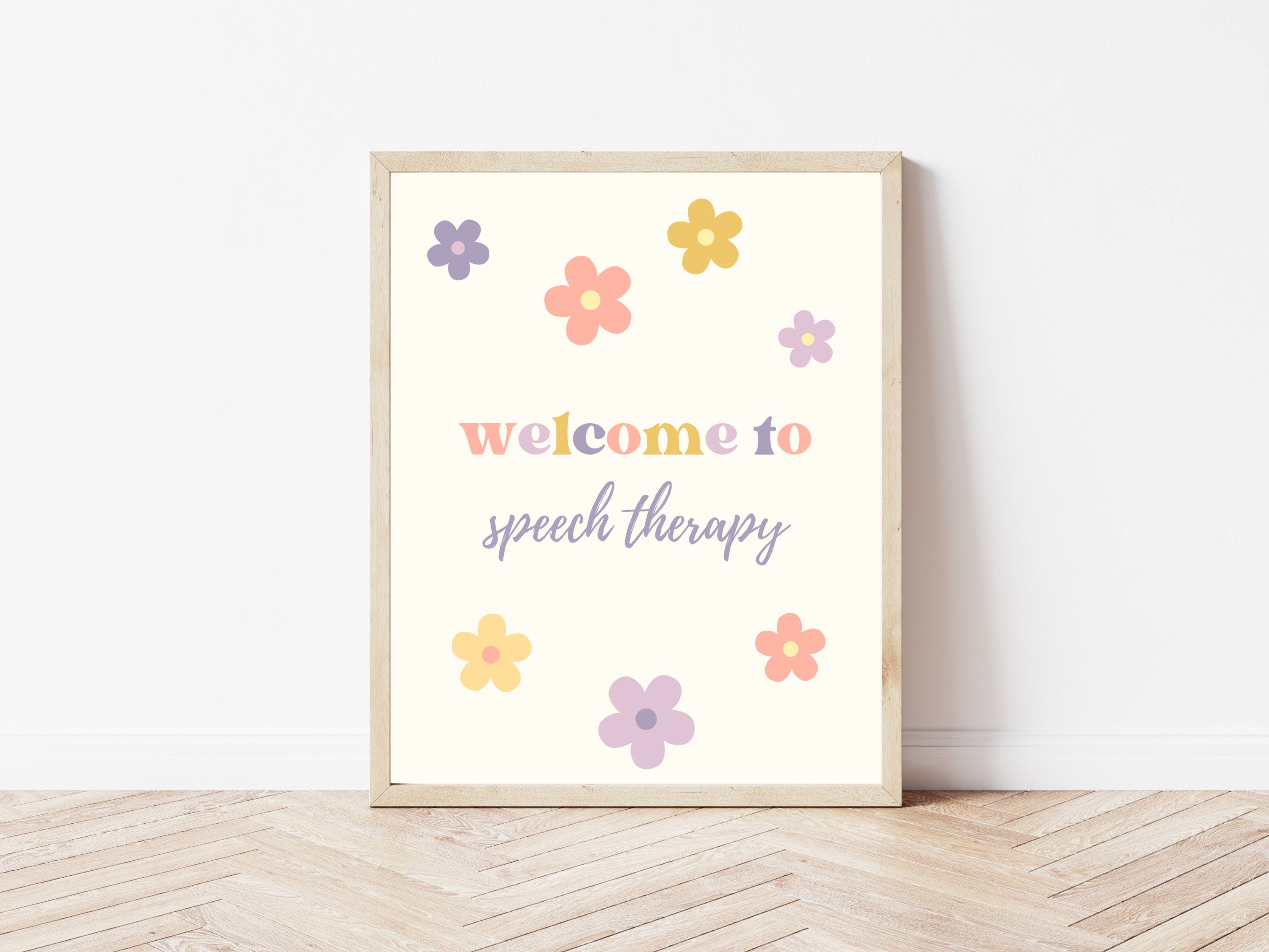 Speech Therapy Wall Art, Digital Download, Classroom Printable Poster ...