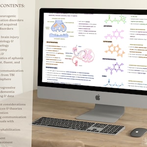 Speech Language Pathology Notes: Acquired Language Disorders (digital ...
