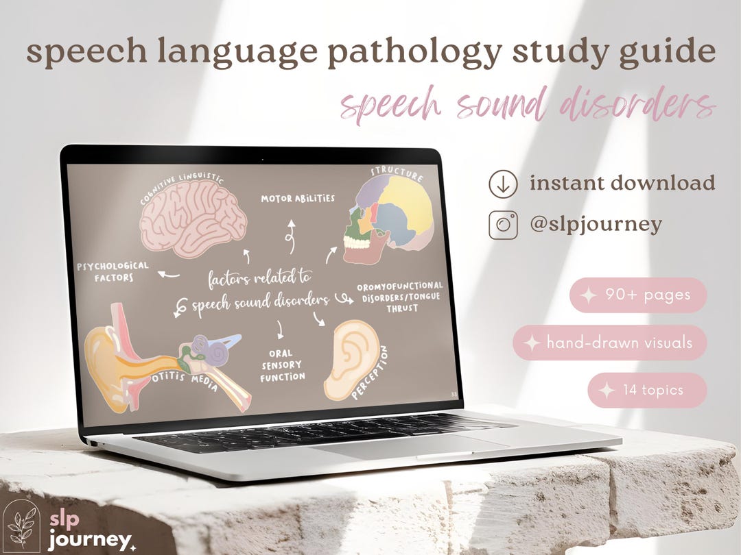 Speech Language Pathology Notes: Speech Sound Disorders (digital ...