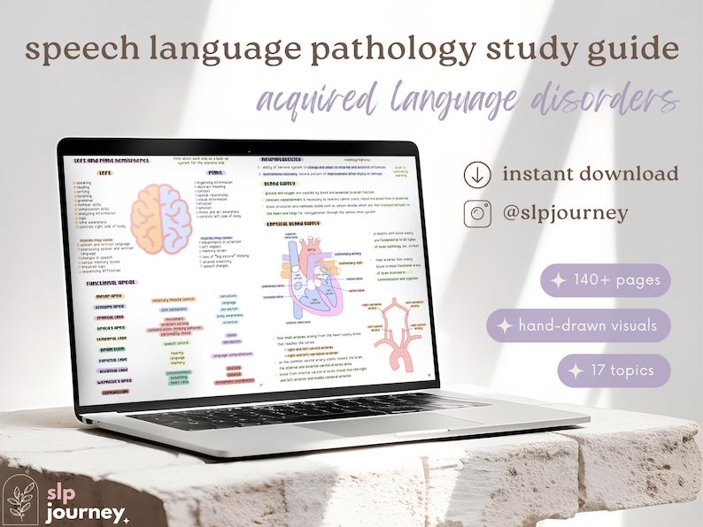 Speech Language Pathology Notes: Acquired Language Disorders (digital ...