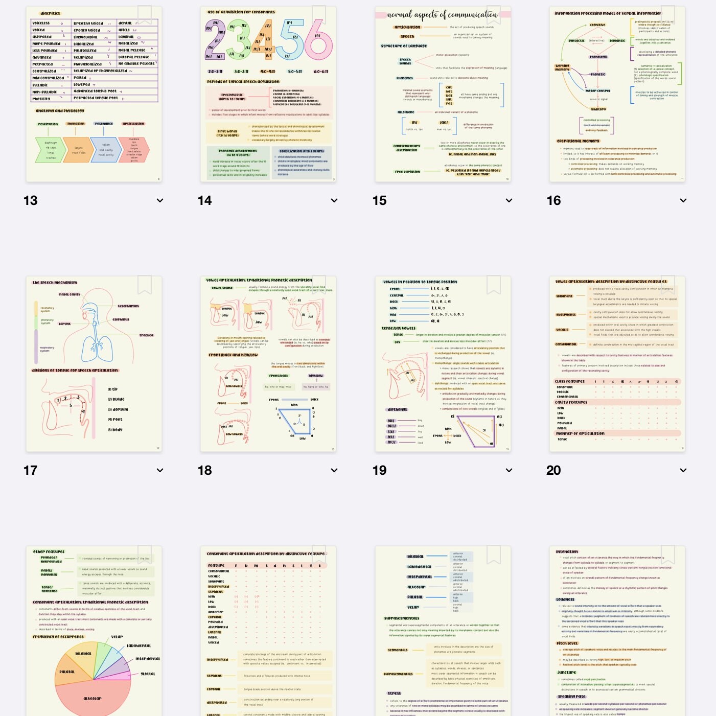 Speech Language Pathology Notes: Speech Sound Disorders digital ...
