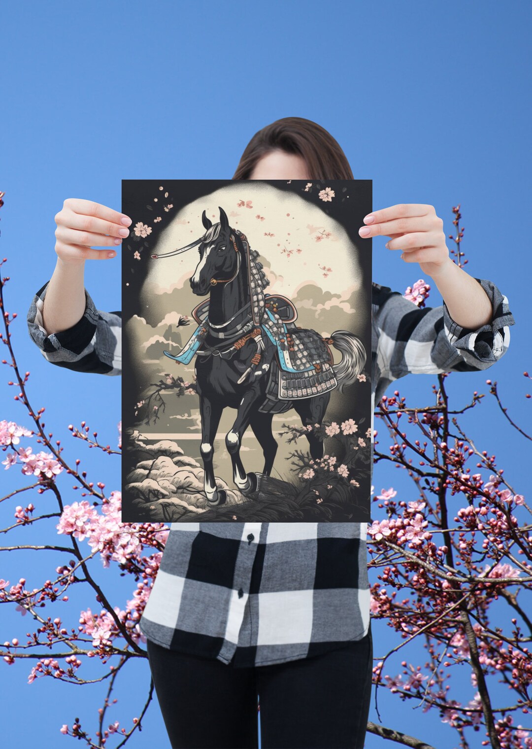 Japanese Samurai Gorilla Poster // Surreal Wall Art That Transcends ...