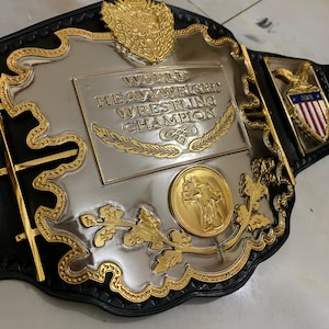Awa Lawler Heavyweight Wrestling Championship Belt, 4mm Zinc, Dual ...