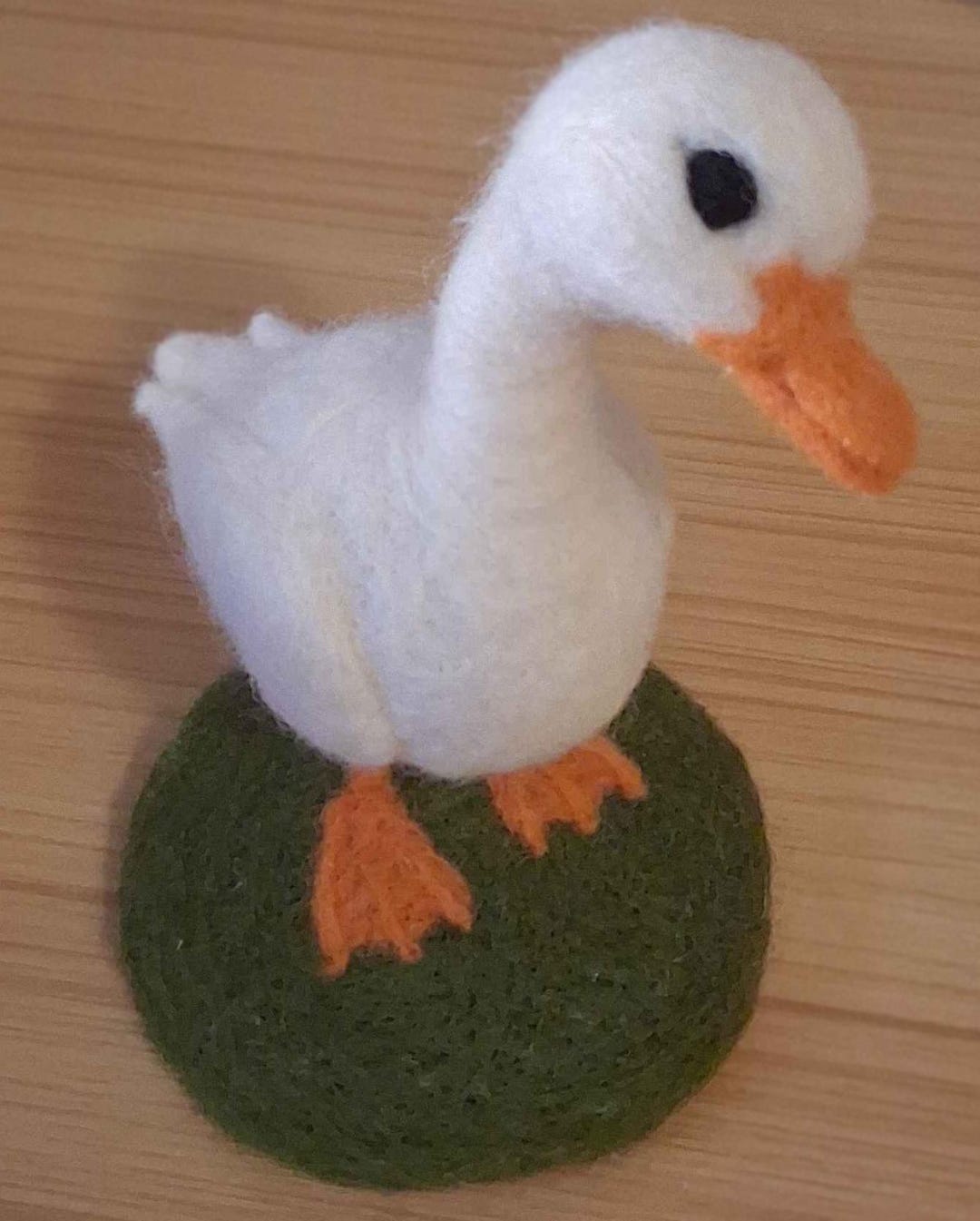 DIY Standing White Duck or Goose - Intermediate Needle Felting Kit ...