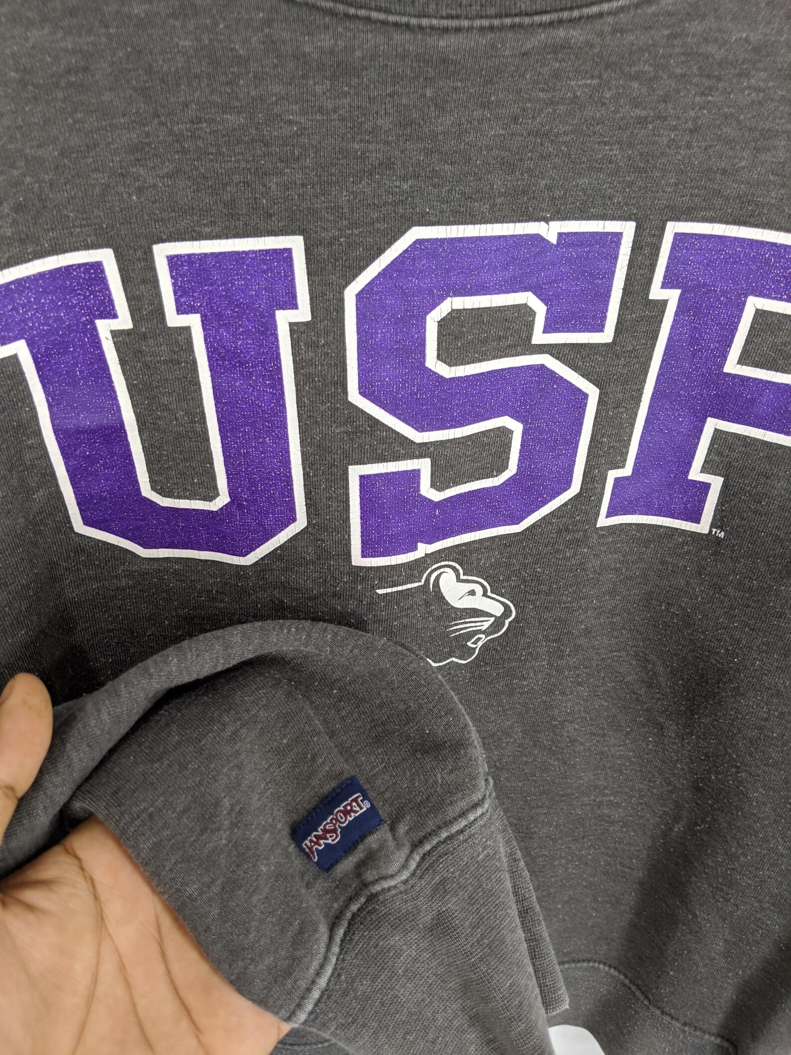 Vintage University of Sioux Falls Cougars Football Sweatshirt Sioux ...