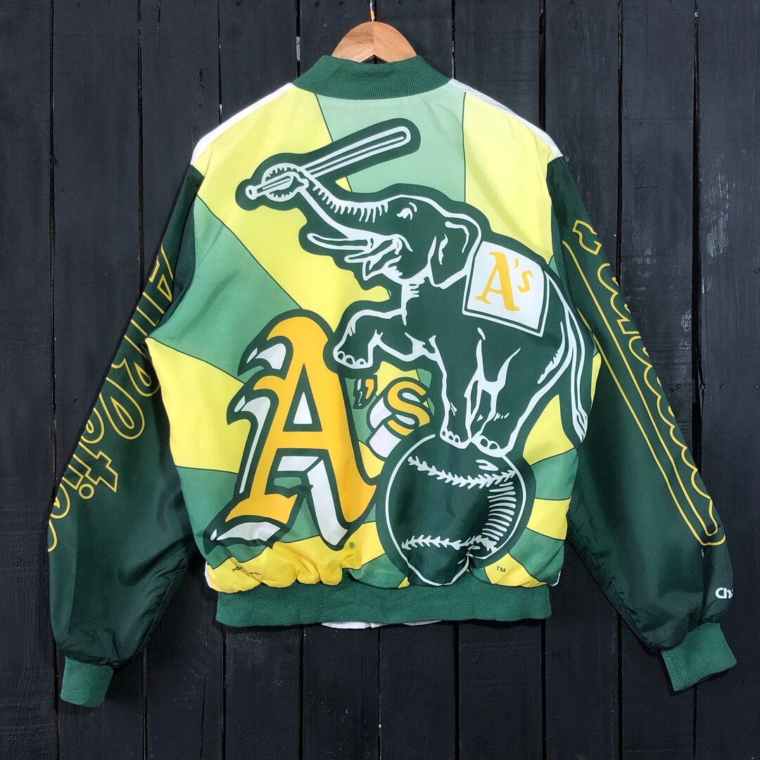 Vintage Oakland A’s Jacket | MLB Varsity Baseball Jacket | Retro 90s ...