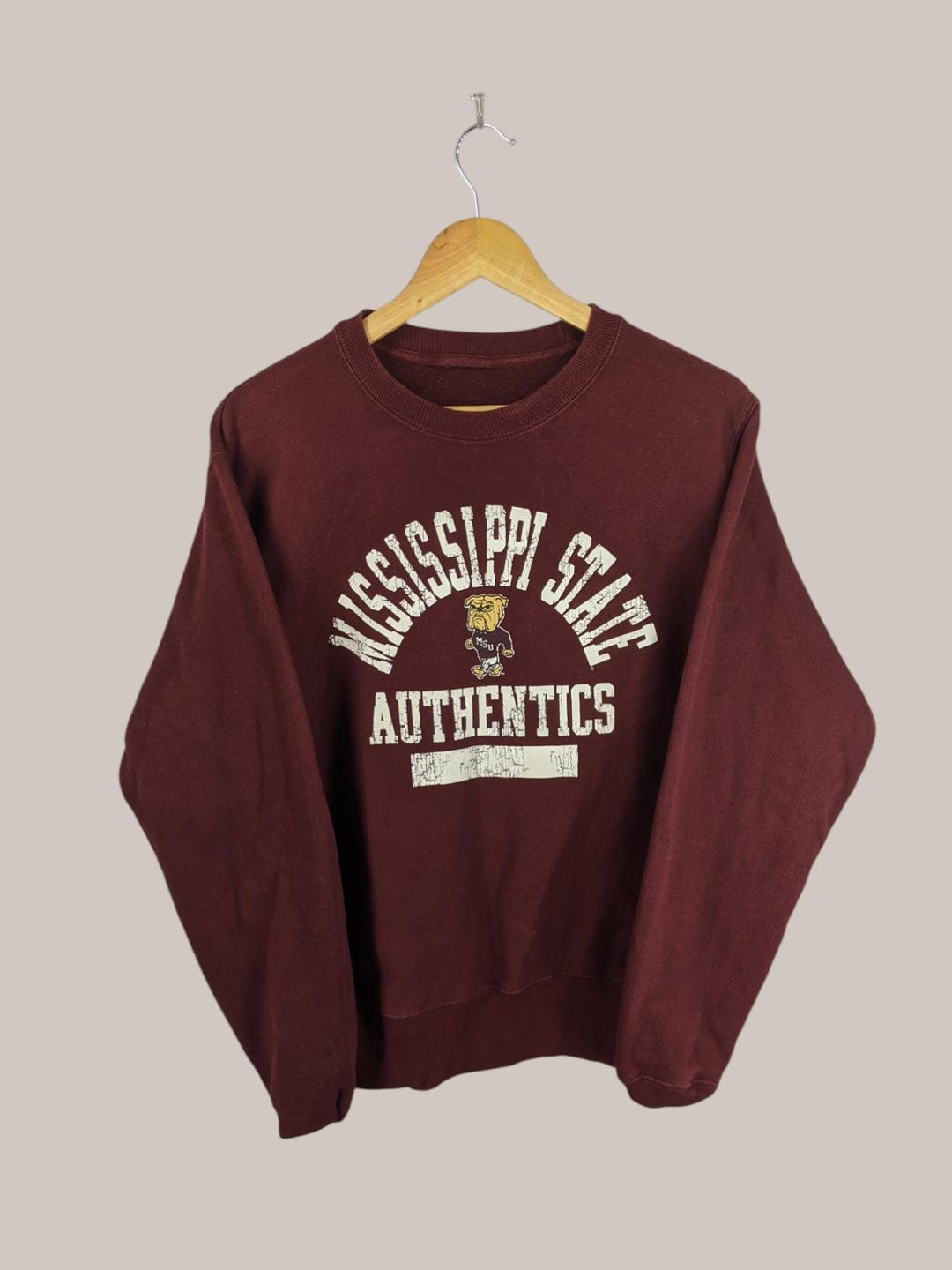 Vintage NCAA Mississippi State University Bulldogs Sweatshirt ...