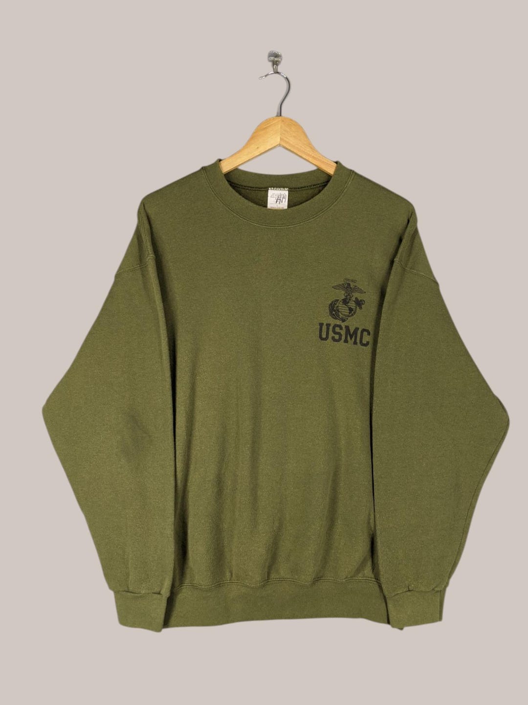 Vintage 90s United States Marine Corps USMC Sweatshirt USMC Crewneck ...