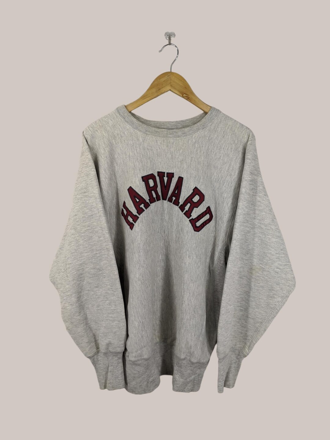 Vintage 90s University Harvard Champion Reverse Weave Sweatshirt ...