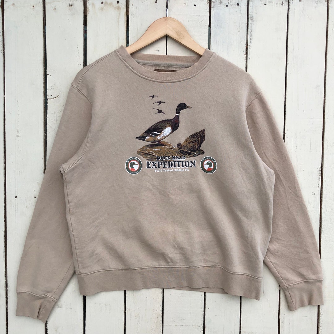 Vintage Mallard Duck Head Expedition Sweatshirt Crewneck Mallard Ducks ...