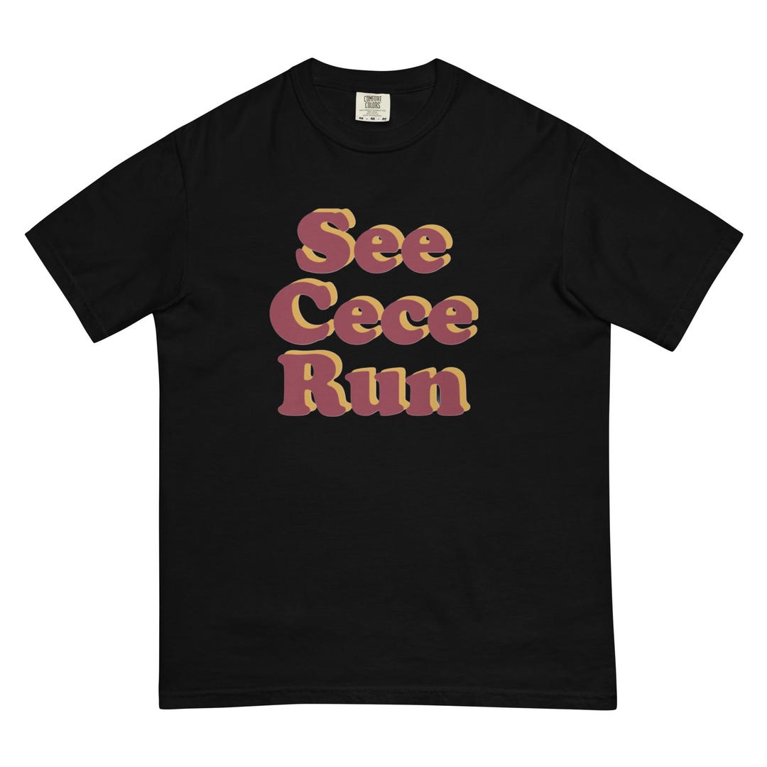 See Cece Run New Girl Unisex Garment-dyed Heavyweight T-shirt - Etsy