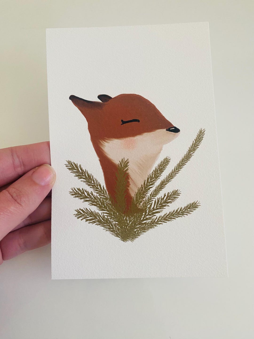 Postcard Fox / Postcard A6 / Postcard Children / Birthday Card - Etsy