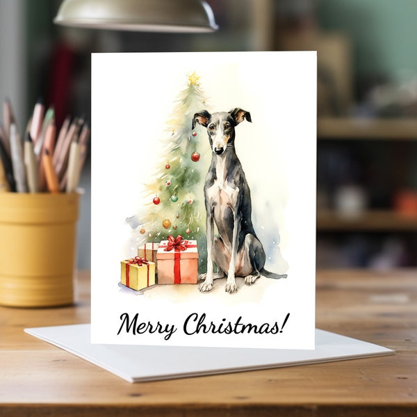 Greyhound Christmas - Etsy UK