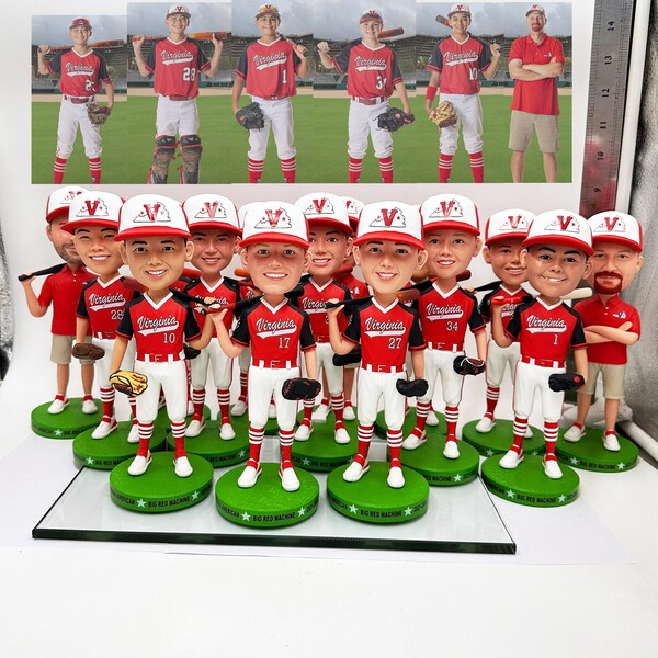 Baseball Player Figurines - Etsy