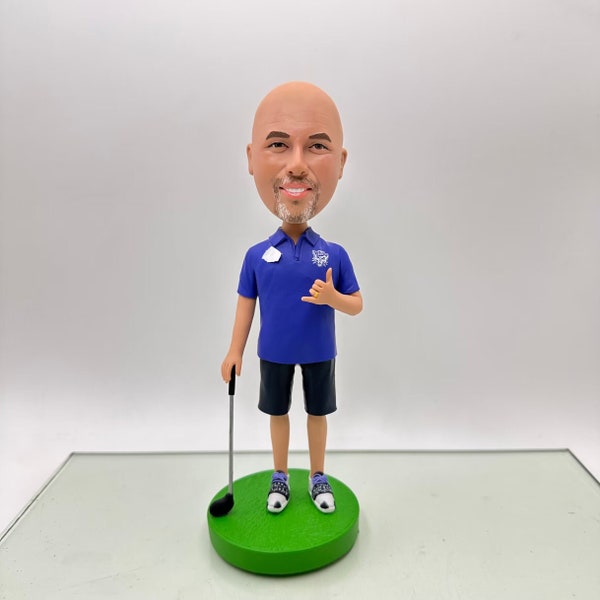 Golf Bobble Head - Etsy