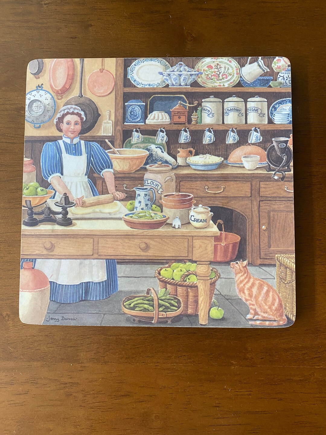 Wilscombe Melamine Kitchen Hot Plate - Vintage Made in England ...