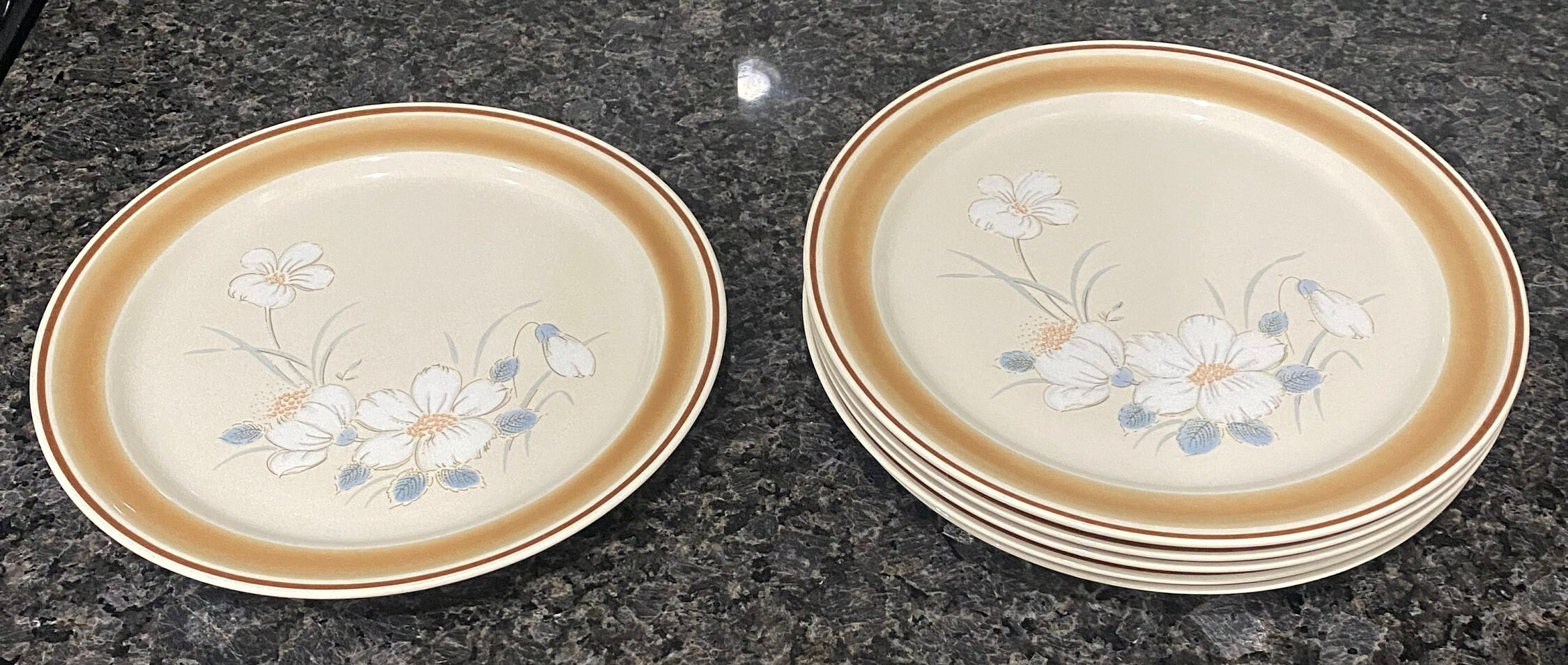 Water Colors Hearthside- Made in Japan - Hand-decorated Floral ...