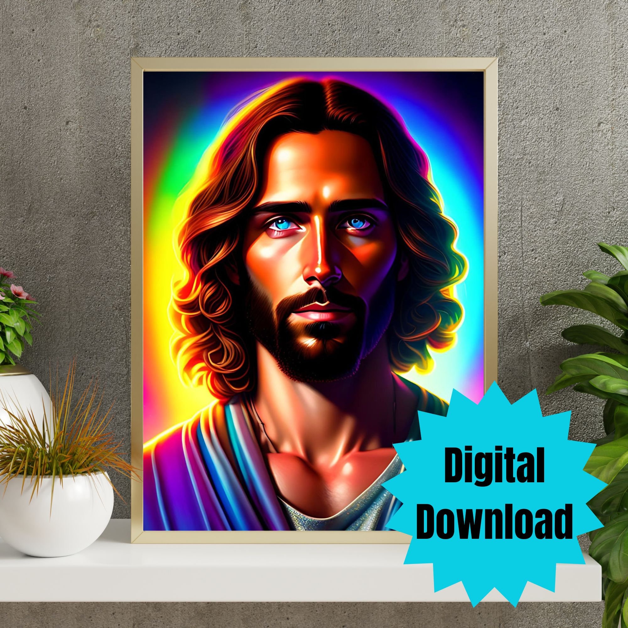 Jesus is Gay AI Generated Art | Gay Christian Art, LGBTQ+ Pride, Gay ...
