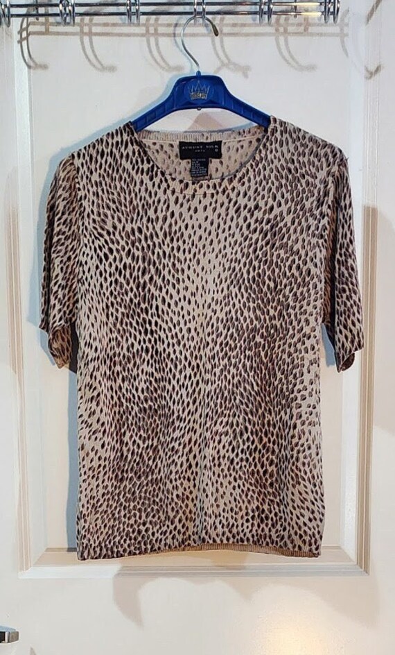 august silk leopard print - Gem