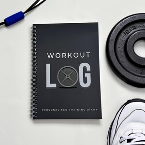 Fitness Gift Set Workout Log Book Gym Accessories Kit Fathers Day Gift ...