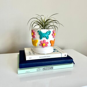 Retro Butterly Colorful Planter Y2K Home Decor Boho Planter Cute Pot ...