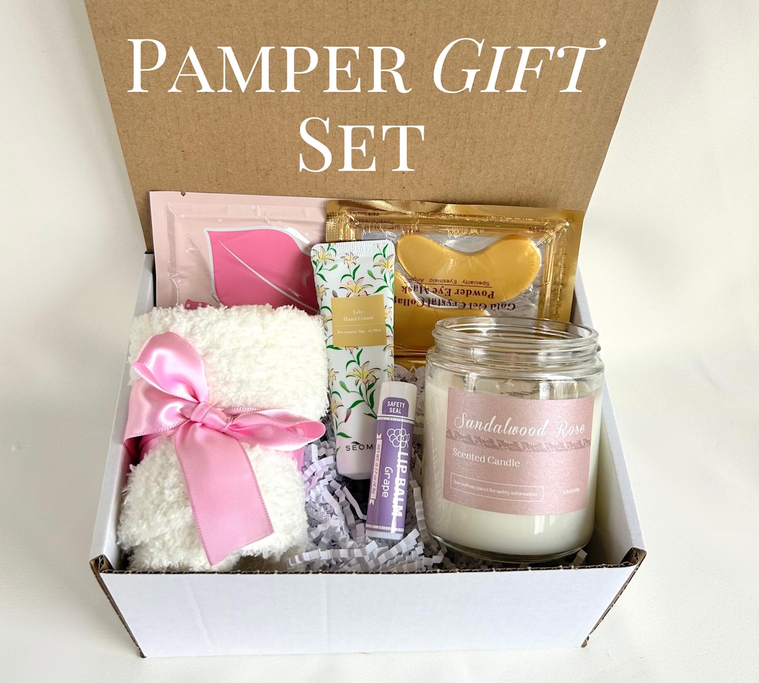 Wellness Gift Box Self Care Package Relaxation Gift Set Spa Day at Home ...