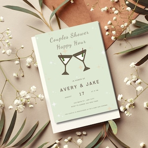 Couples Bridal Shower Invitation Digital Download Wedding Shower Invite ...