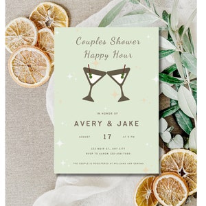 Couples Bridal Shower Invitation Digital Download Wedding Shower Invite ...