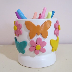 Retro Butterly Colorful Planter Y2K Home Decor Boho Planter Cute Pot ...