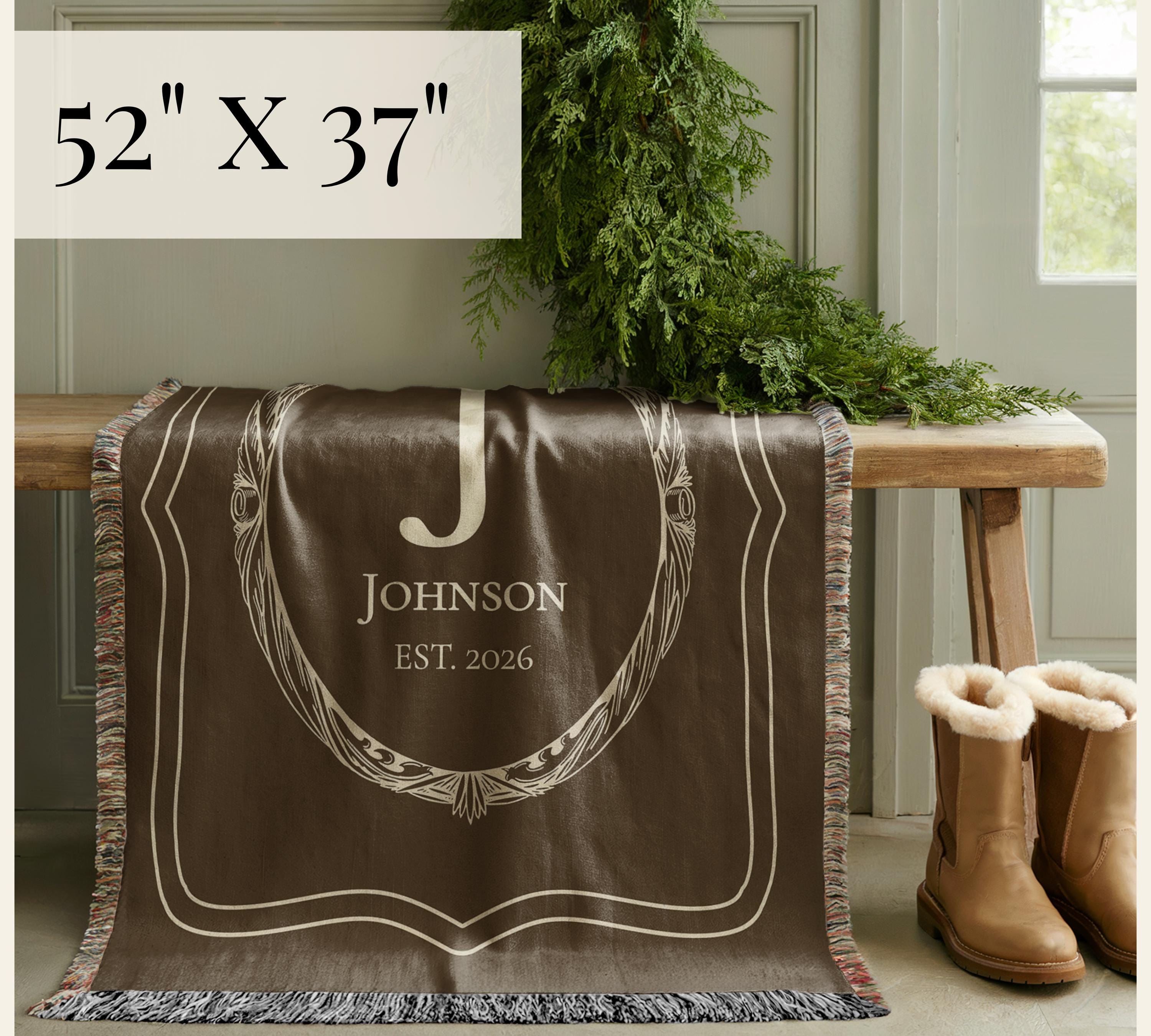 Personalized Wedding Blanket Wedding Reception Decor Bridal Shower ...