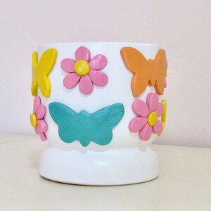 Retro Butterly Colorful Planter Y2K Home Decor Boho Planter Cute Pot ...