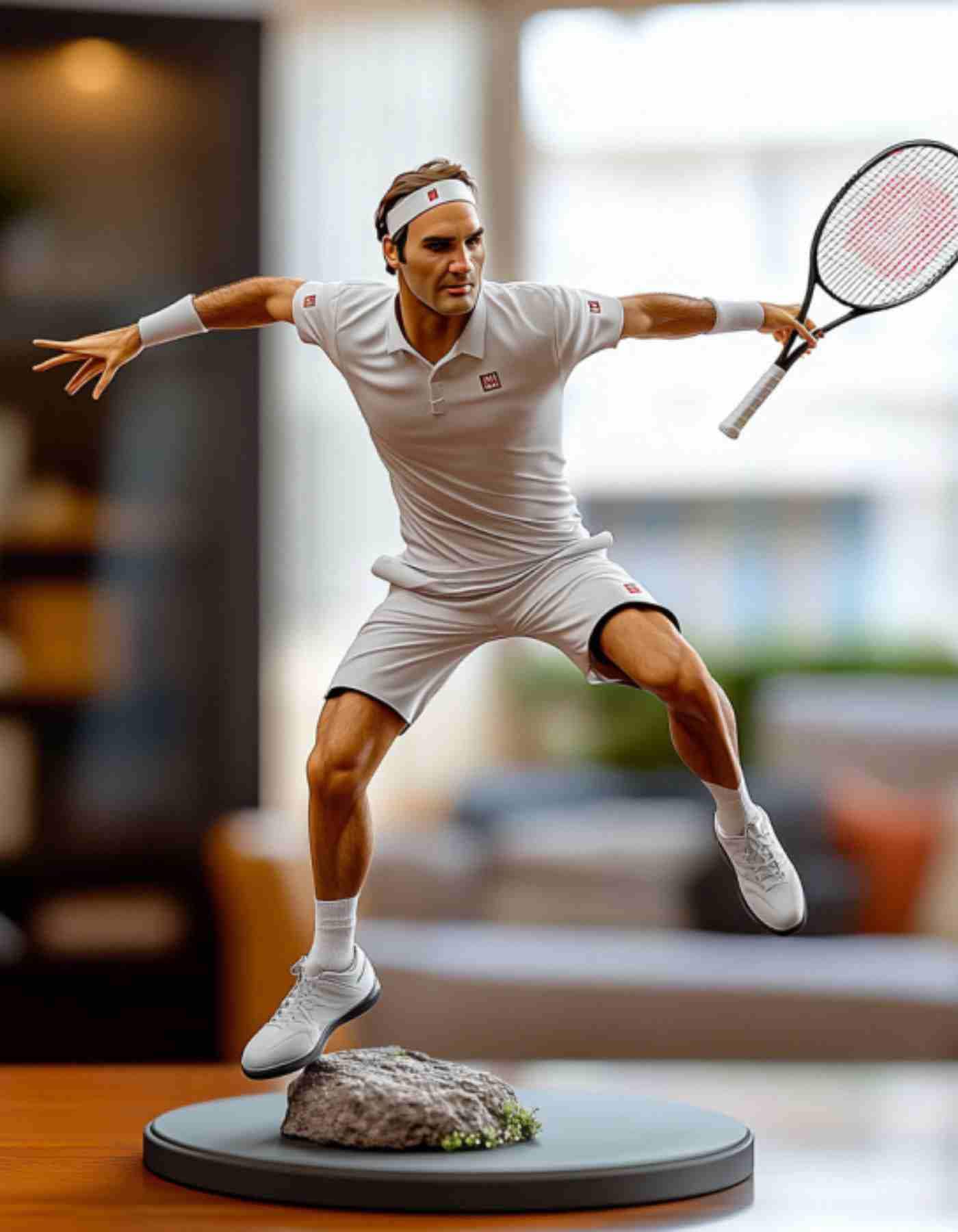 Roger Federer Custom Figurine -sculpted in Your Favorite Pose for the ...