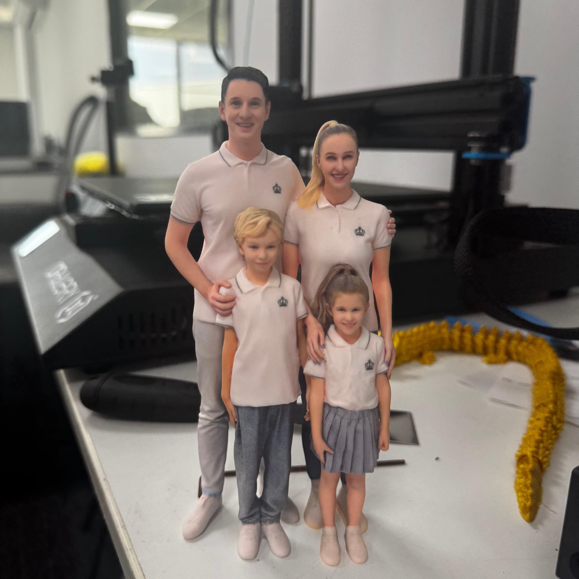 Custom 3d Figurines of Family, Unique Gifts for Family ,grand Dad/dad ...