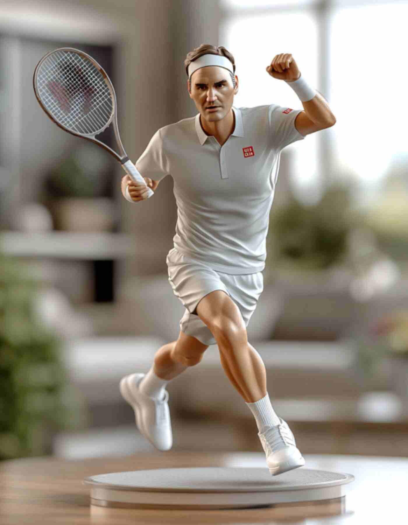 Roger Federer Custom Figurine -sculpted in Your Favorite Pose for the ...