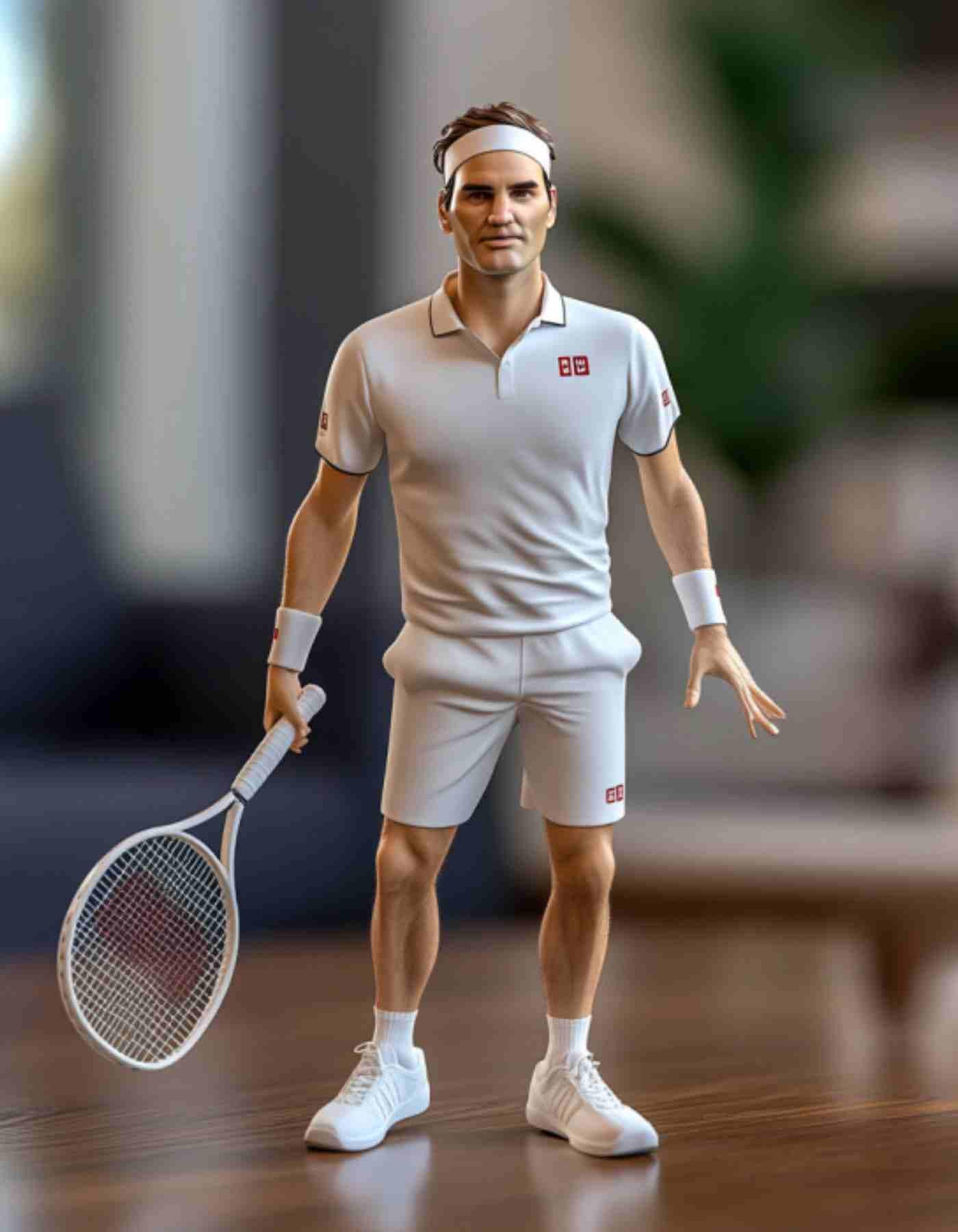 Roger Federer Custom Figurine -sculpted in Your Favorite Pose for the ...