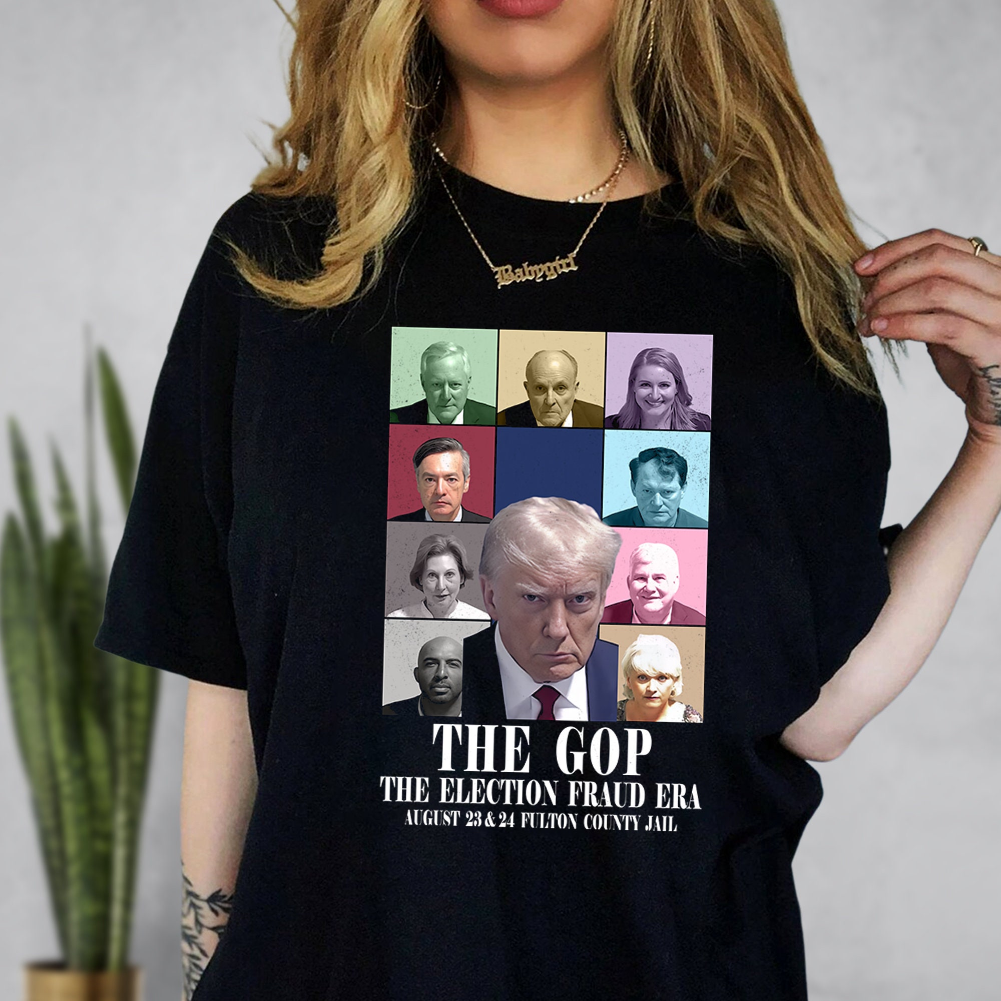 Donald Trump Mugshot Taylor Swift Eras Tour Parody Shirt - Etsy