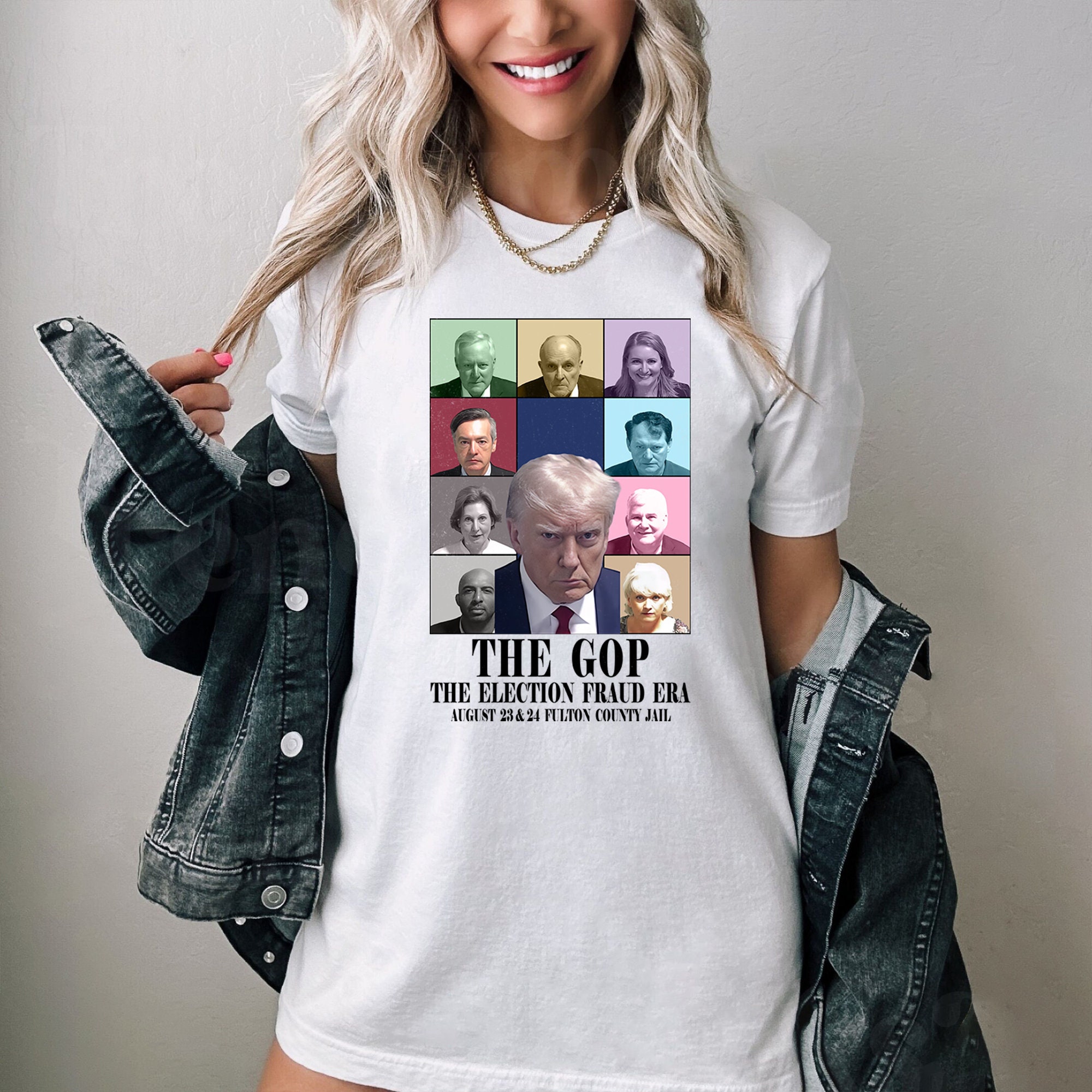Donald Trump Mugshot Taylor Swift Eras Tour Parody Shirt - Etsy