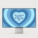 Blue Valentines Twitch Overlay Blue Retro Twitch Overlay Blue Heart ...