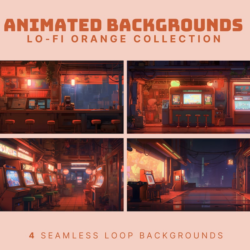 Twitch Lofi Vibe Overlay - Etsy