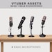 Vtuber Mic Vtuber Assets Basic Microphone Vtuber Microphone Twitch ...