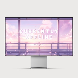 Purple Animated Stream Screen Purple Anime Twitch Animated Stream ...