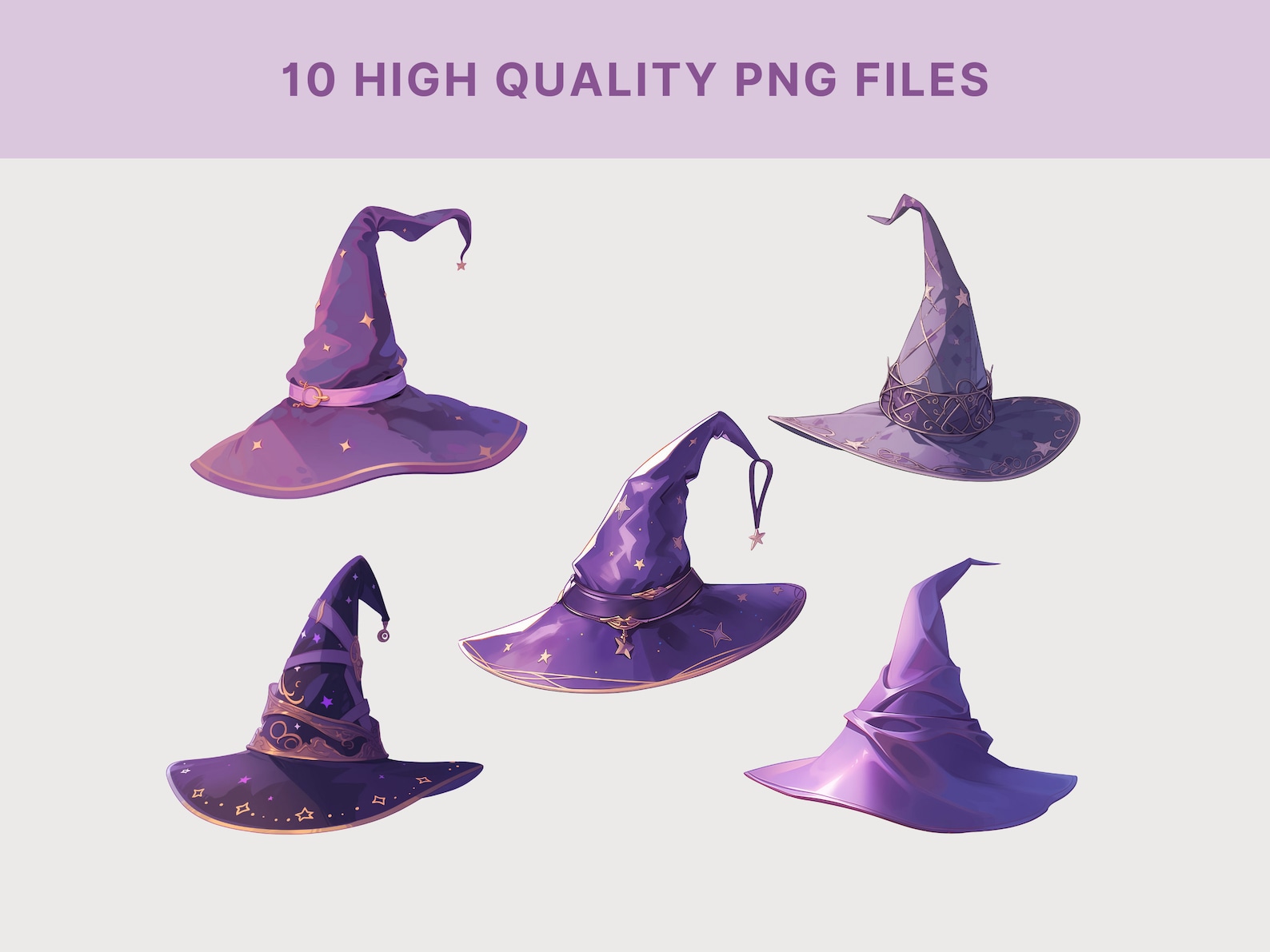 Vtuber Witch Hat Asset Purple Overlay Twitch Hat Purple Vtuber Assets ...