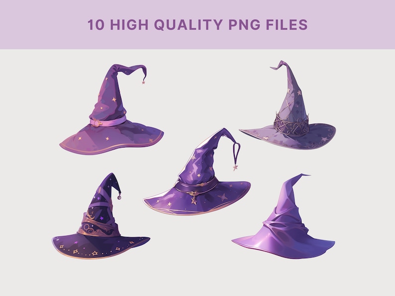 Vtuber Witch Hat Asset Purple Overlay Twitch Hat Purple Vtuber Assets ...