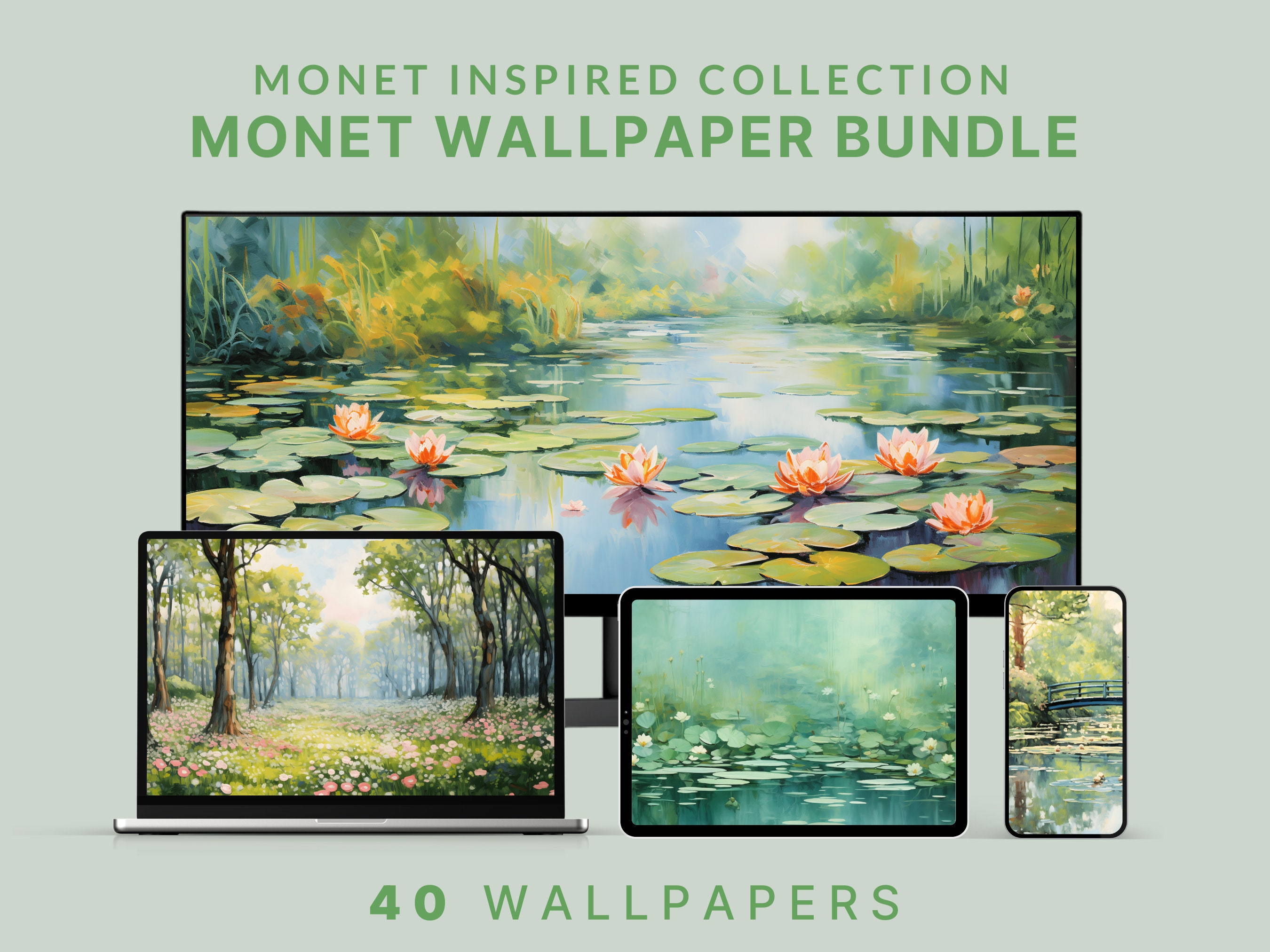 Cozy Wallpaper Mega Bundle Pastel Desktop Wallpaper Cottagecore ...